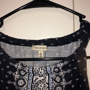 Max Studio | Tops | Navy Blue Tank Top | Poshmark